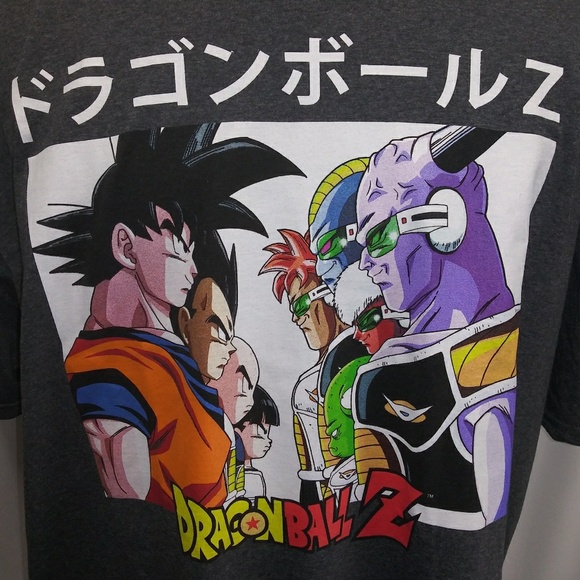 dragon ball z | Shirts | Dragon Ball Z Charcoal Gray Graphic Tshirt ...